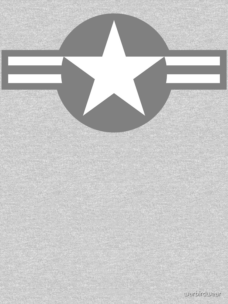 "US Star Insignia (1947 to Present) Low Visibility" T-shirt for Sale by ...