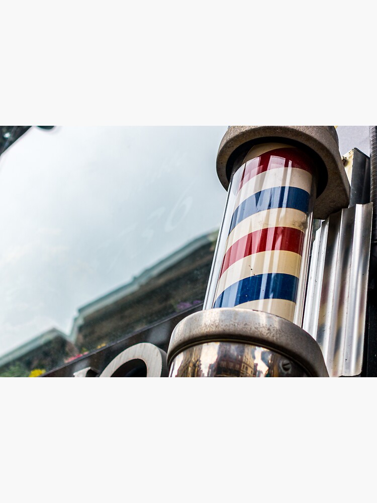 "Vintage Barber Pole" Sticker by srgreen | Redbubble