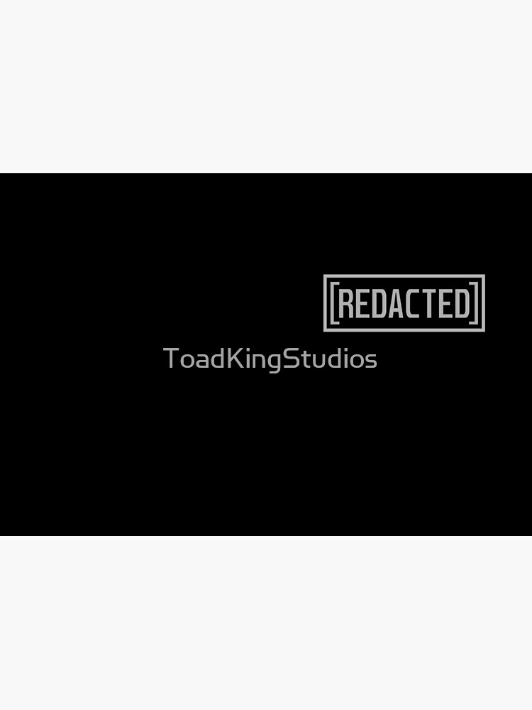 "[REDACTED]" Hardcover Journal for Sale by ToadKingStudios | Redbubble