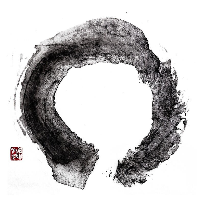 "Enso Zen circle" by crimsonbamboo | Redbubble