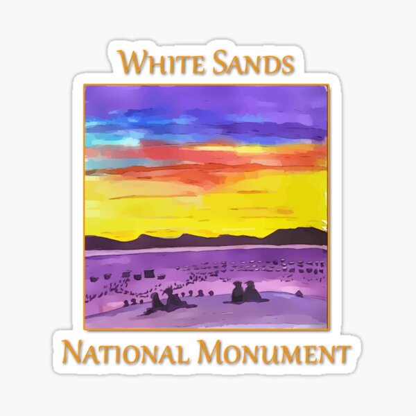 "White Sands National Monument" Sticker by welshdesigns | Redbubble
