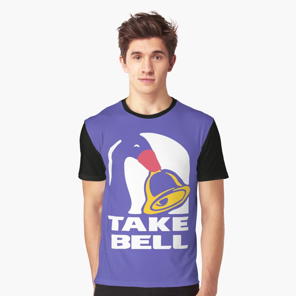 "Goose TAKE BELL Taco Bell Goose Meme Illustration" Essential T-Shirt ...