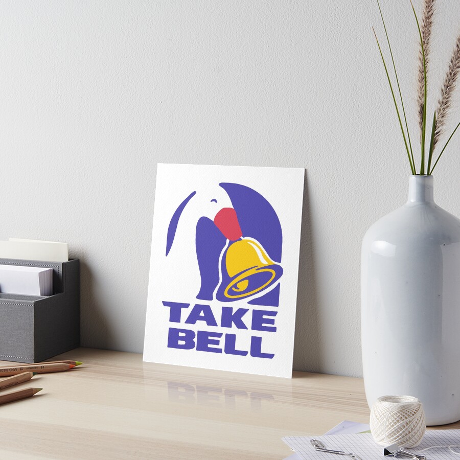 "Goose TAKE BELL Taco Bell Untitled Goose Game Meme Illustration" Art ...