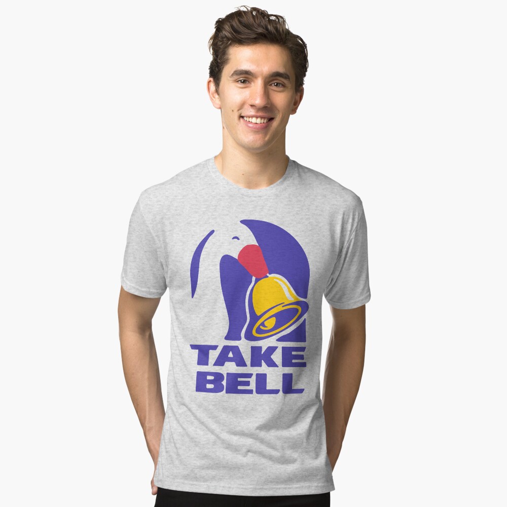 "Goose TAKE BELL Taco Bell Goose Meme Illustration" Essential T-Shirt ...