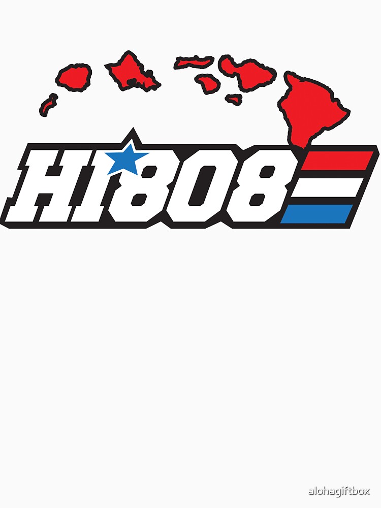 "Hawaii 808 Aloha State Retro 80s" T-shirt for Sale by alohagiftbox ...