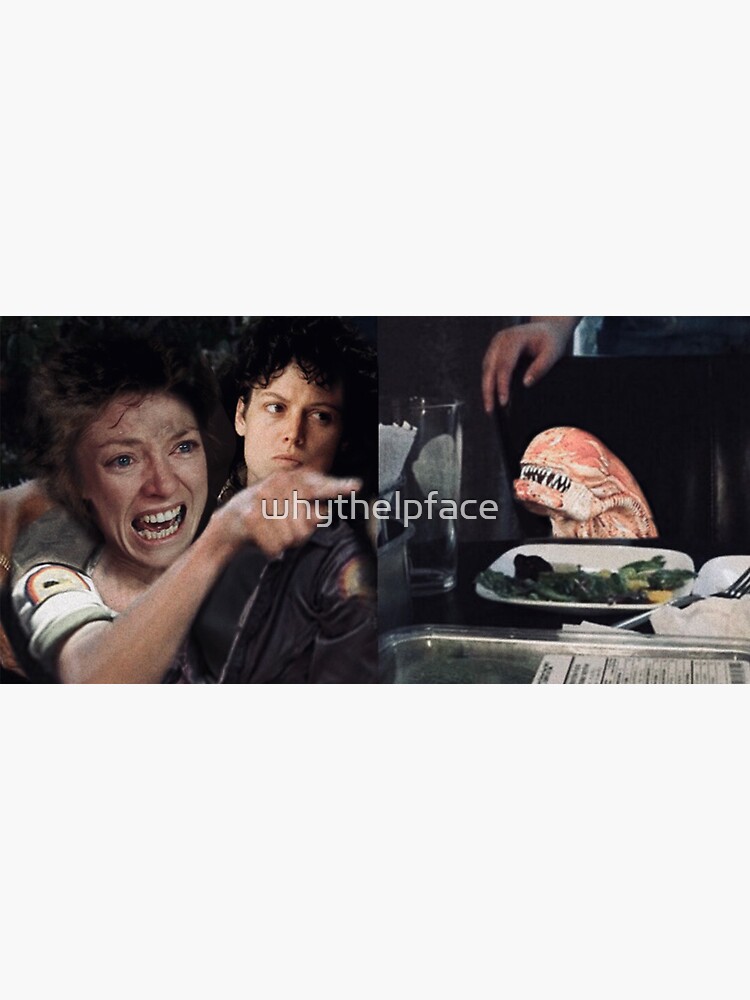 "ALIEN MEME" Sticker for Sale by whythelpface | Redbubble