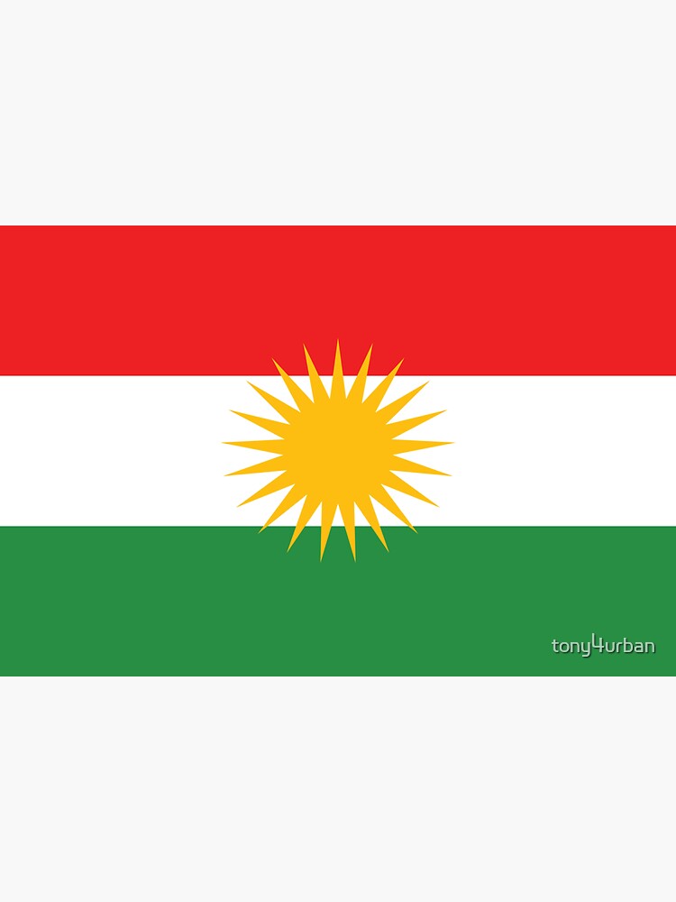 "kurdistan flag" Sticker for Sale by tony4urban | Redbubble