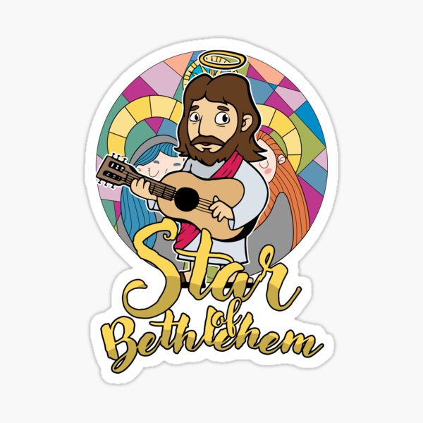 "Jesus Star of Bethlehem" Sticker by millefolium | Redbubble