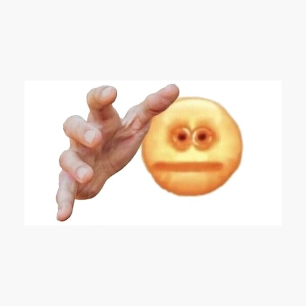 "screen reaching emoji" Photographic Print for Sale by mooseytapeworm ...