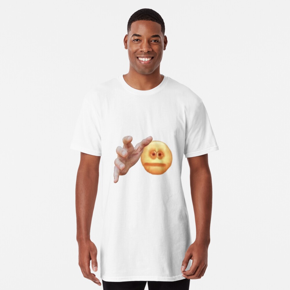 "screen reaching emoji" Sticker for Sale by mooseytapeworm | Redbubble