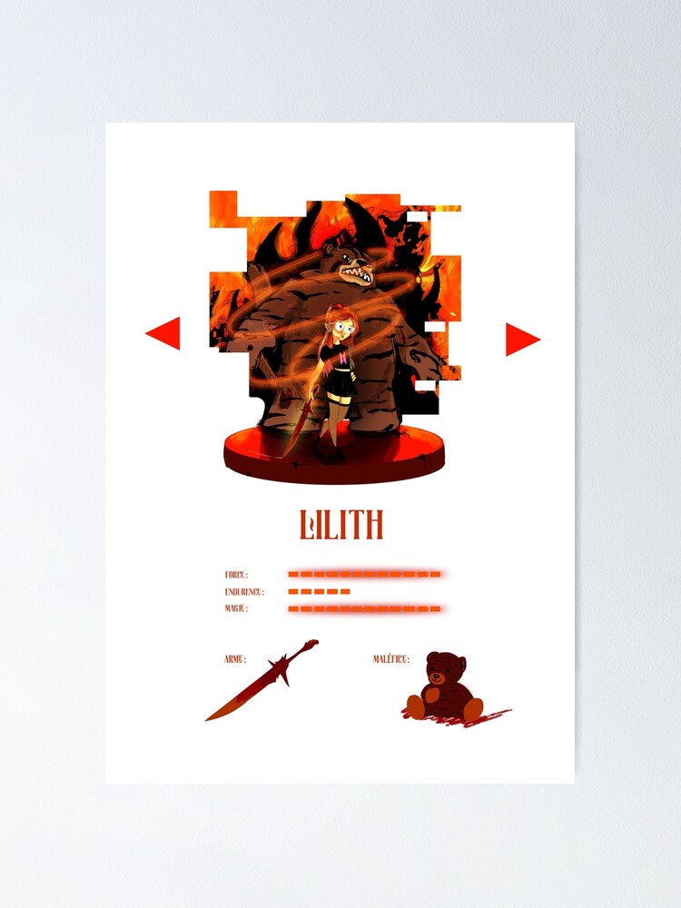 "MMO Lilith" Poster for Sale by Kanouille | Redbubble