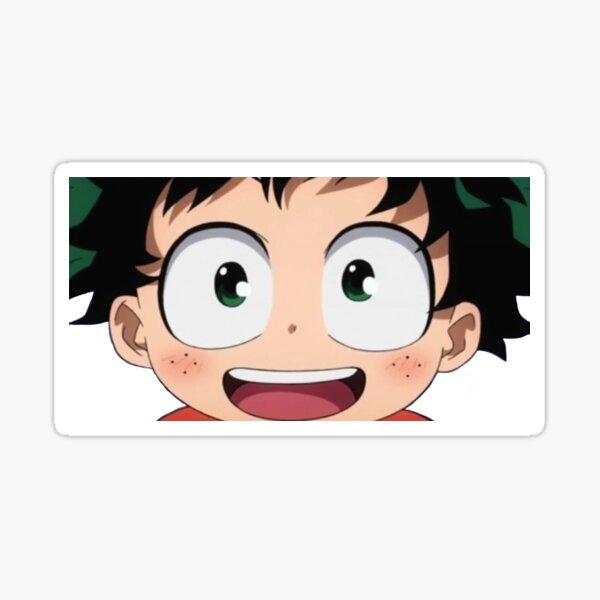 "small deku" Sticker by jj-hammy97 | Redbubble