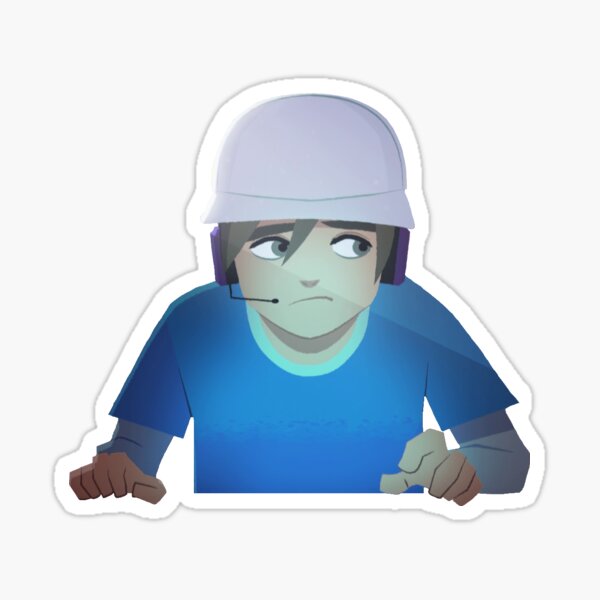 "Player White Hat Hacker" Sticker by PizzaHorse | Redbubble