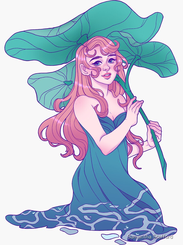 "Aqua" Sticker for Sale by sssamosaurusrex | Redbubble