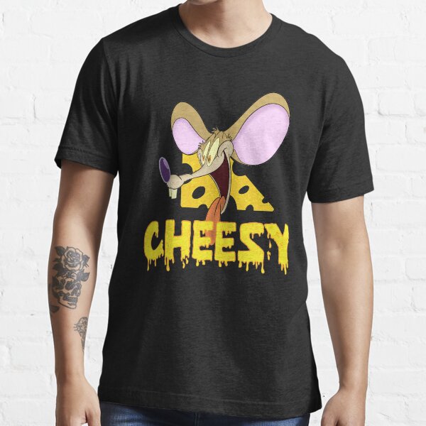 "Cheesy Rat" Essential T-Shirt for Sale by Blue Moon Cartoons | Redbubble