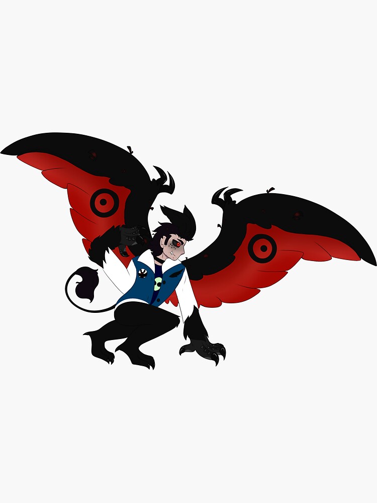 "Mothman Dib" Sticker by Tords-Mullet | Redbubble