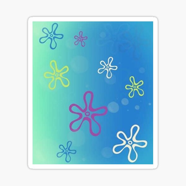 "Spongebob Sky " Sticker for Sale by gabriellegagne | Redbubble