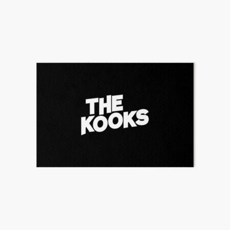 "The Kooks Logo (White)" Art Board Print by paris-lamb | Redbubble