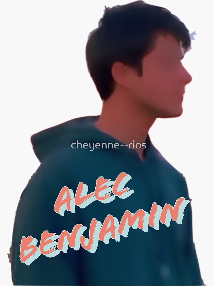 "Alec Benjamin" Sticker for Sale by cheyenne--rios | Redbubble