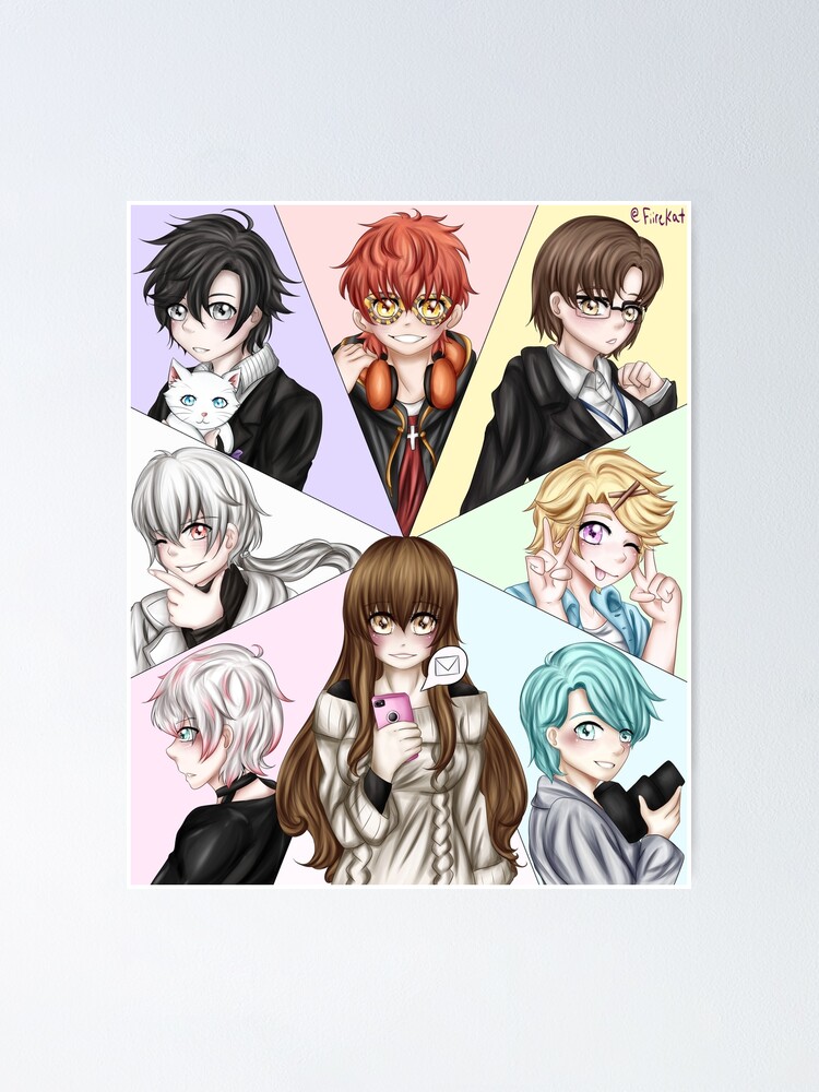 "Mystic Messenger" Poster by FirePokeMaster | Redbubble