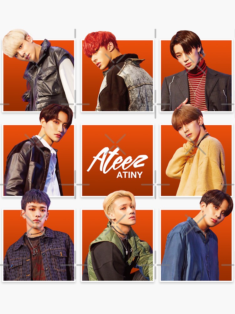 "Ateez - Utopia" Sticker by 95amy | Redbubble