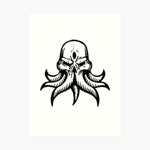 "Cthulhu Face" Art Print by Morphey22 | Redbubble