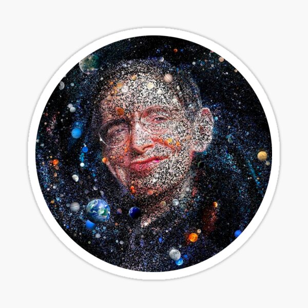 "Stephen William Hawking" Sticker for Sale by Morphey22 | Redbubble