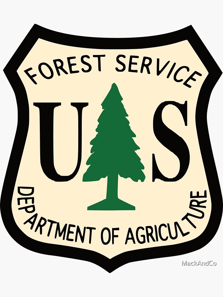 "U.S. Forest Service Logo 2" Sticker for Sale by MackAndCo | Redbubble