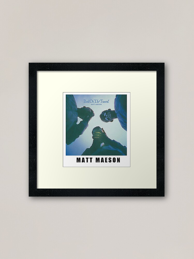 "Matt Maeson Album cover, Bank On The Funeral" Framed Art Print by ...