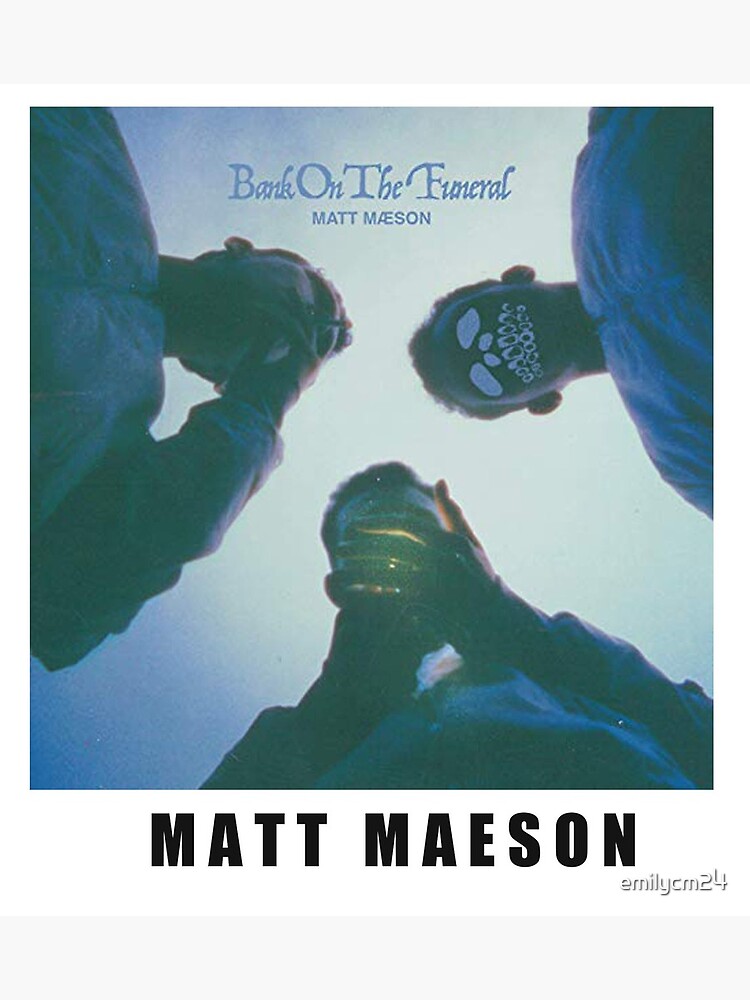 "Matt Maeson Album cover, Bank On The Funeral" Framed Art Print by ...