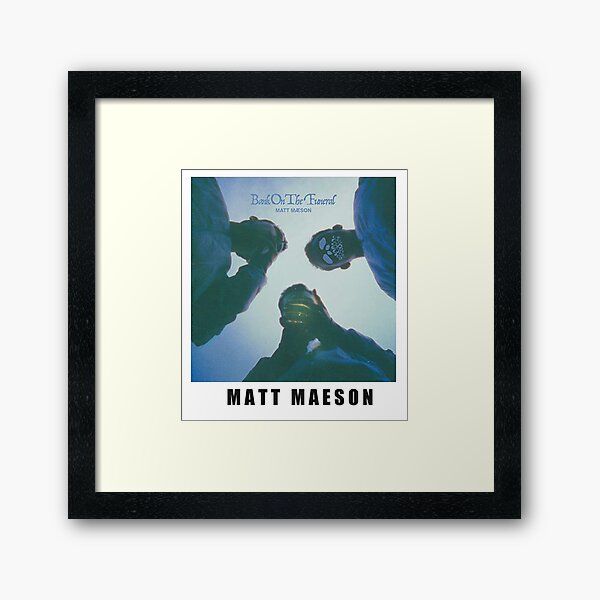 "Matt Maeson Album cover, Bank On The Funeral" Framed Art Print by ...
