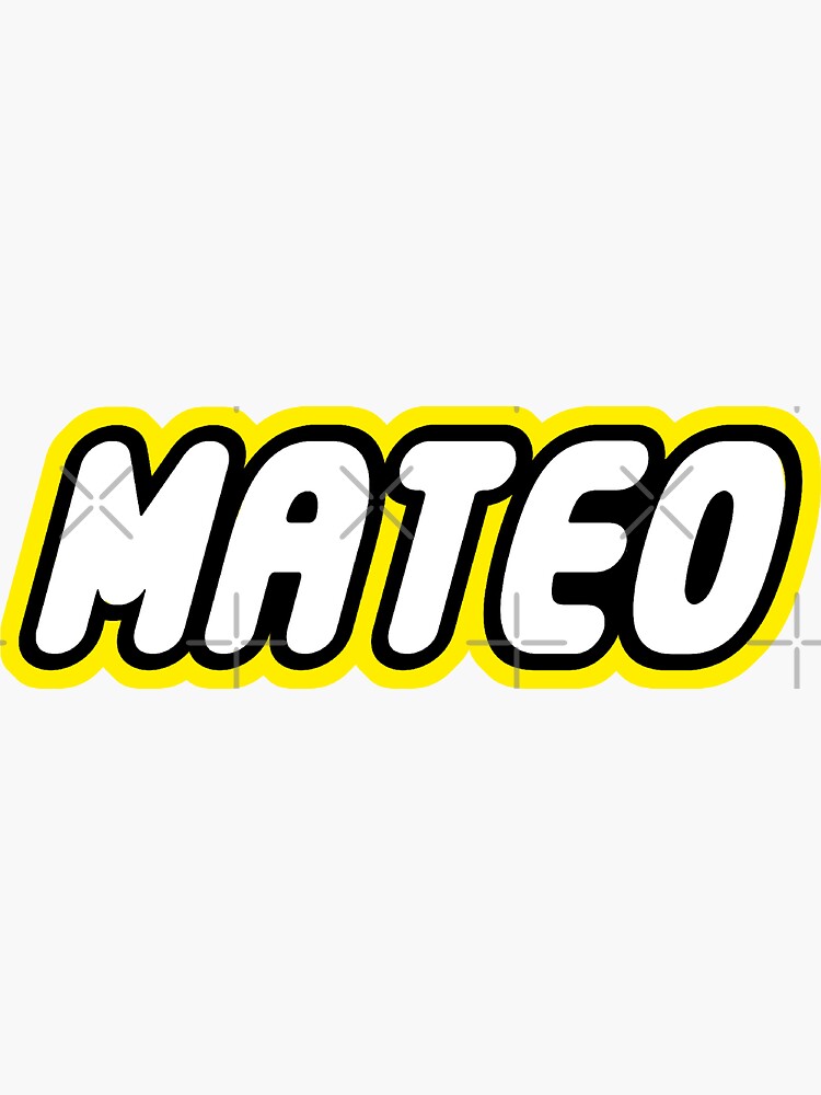 "LEtsGO Mateo" Sticker for Sale by Urosek | Redbubble