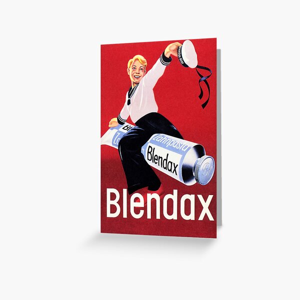 "Blendax Toothpaste 1939 Sailor Boy Dental Cream Vintage German ...