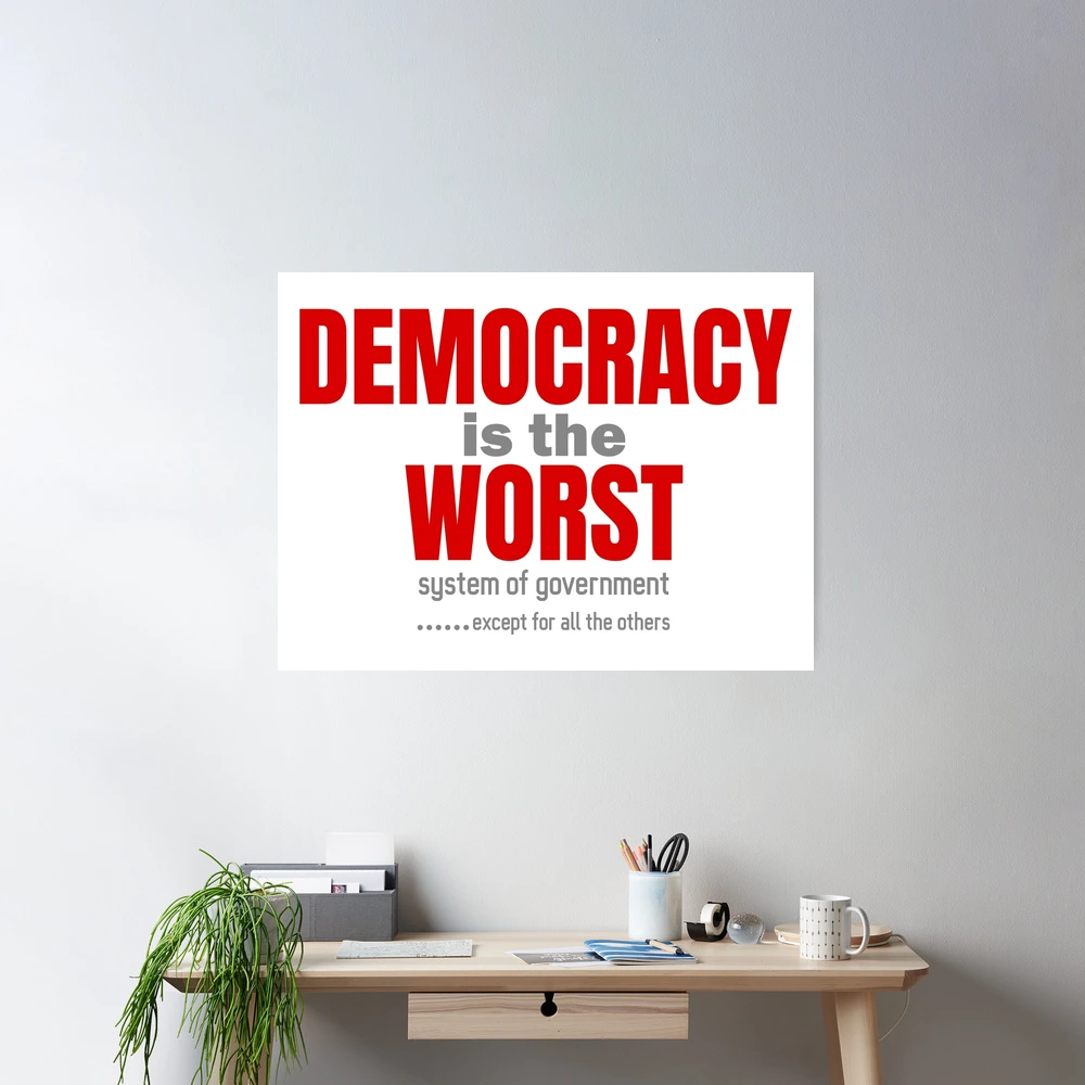 Democratic Government Poster