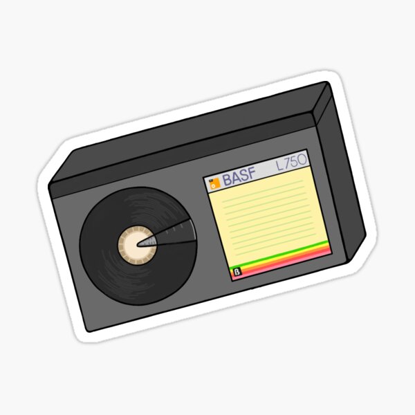 "Betamax" Sticker for Sale by BaconPancakes21 | Redbubble