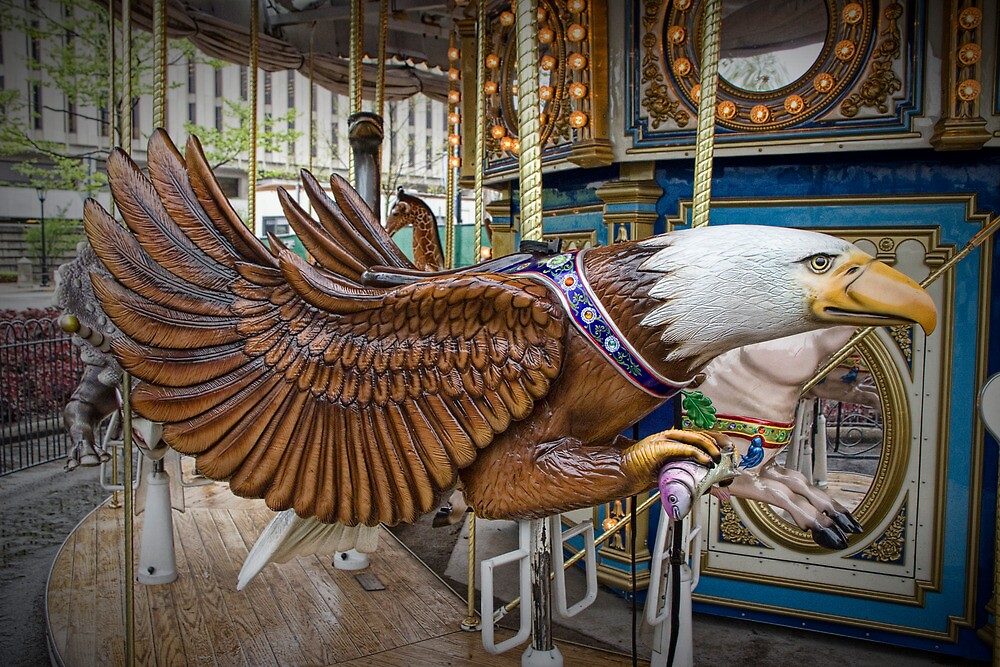 "Photo of a Carousel Eagle in Pittsburgh Pennsylvania" by Randall Nyhof ...
