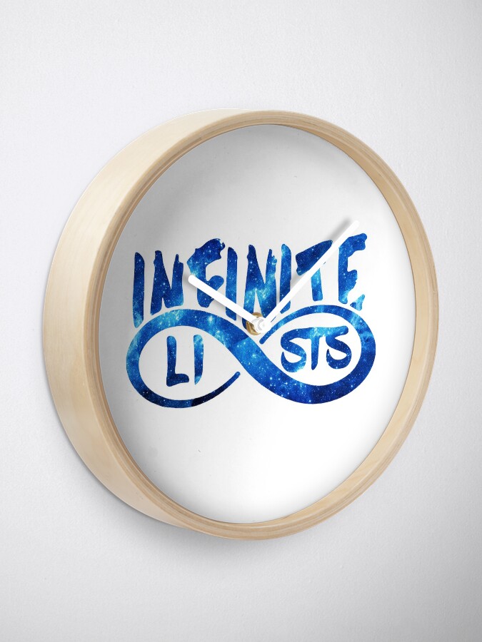 "Infinite lists Merch, Infinite Merch,infinite lists Blue Galaxy logo ...