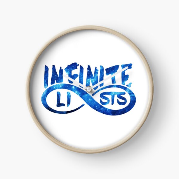 "Infinite lists Merch, Infinite Merch,infinite lists Blue Galaxy logo ...