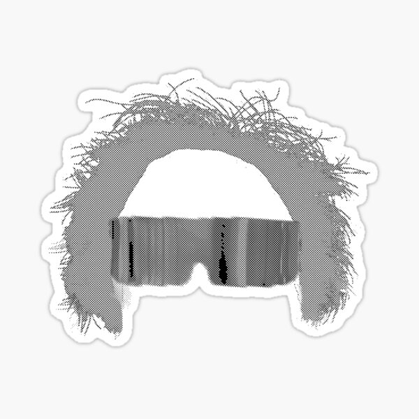 "Doc Brown - dark on light" Sticker for Sale by Nerd-Threads | Redbubble