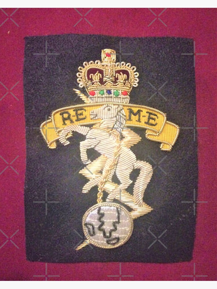 "REME CAP BADGE / INSIGNIA" Poster for Sale by jonathansteward | Redbubble