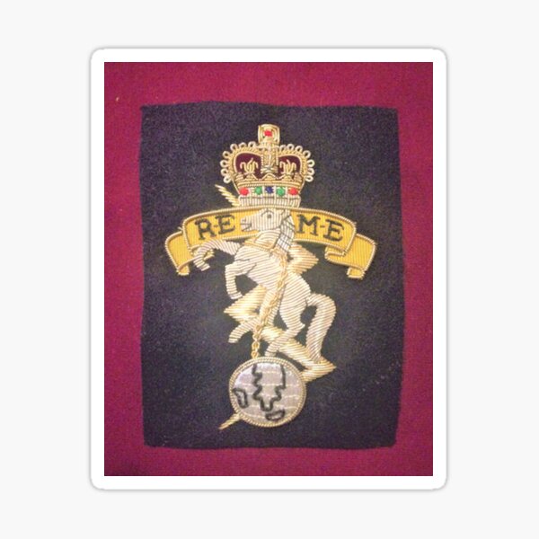 "REME (ROYAL ELECTRICAL MECHANICHAL ENGINEERS) BADGE" Sticker for Sale ...