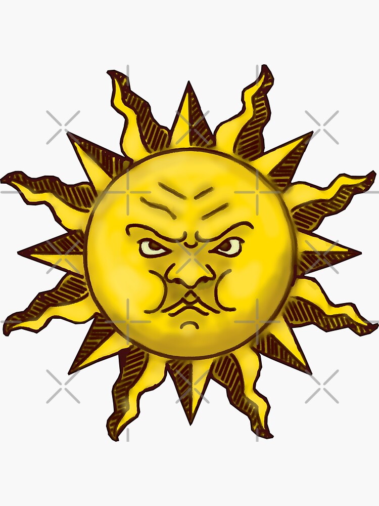 "Averland Sun Heraldry Inspired by Fantasy Battles" Sticker for Sale by ...