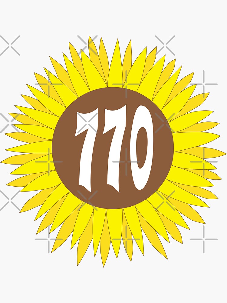 "Hand Drawn Georgia Sunflower 770 Area Code" Sticker by itsrturn ...