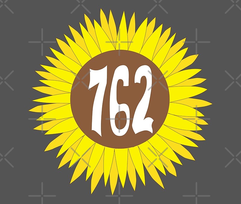 "Hand Drawn Georgia Sunflower 762 Area Code" by itsrturn | Redbubble