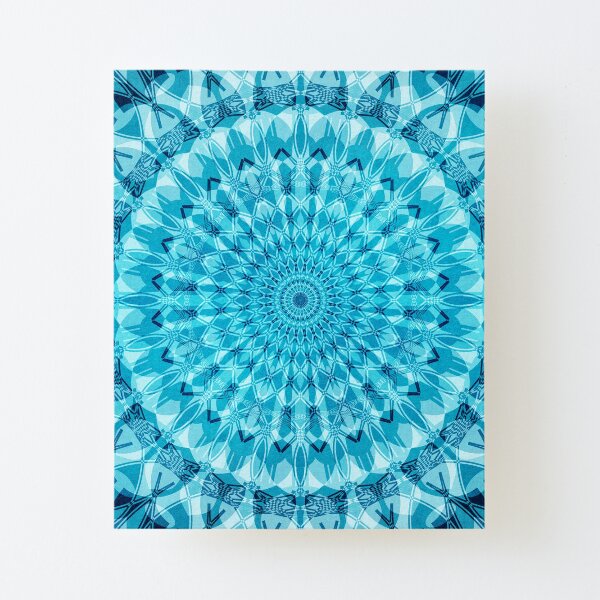 Turquoise Mandala Wall Art | Redbubble
