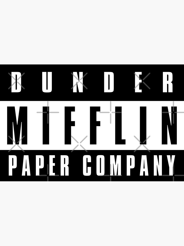 "Dunder Mifflin Parental Advisory" Poster for Sale by Leksal | Redbubble