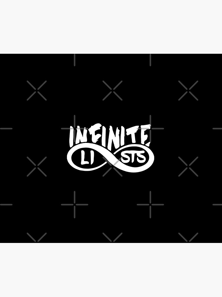 " Infinite lists Merch, Infinite Merch,infinite lists whitelogo ...