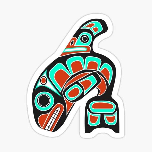 Haida Style Stickers | Redbubble