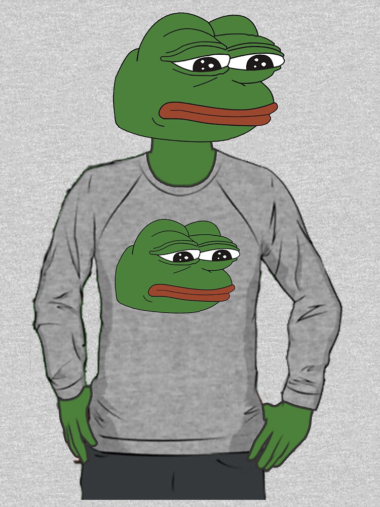 "Pepe in pepe sweater" Pullover Hoodie by pepe-leaker | Redbubble