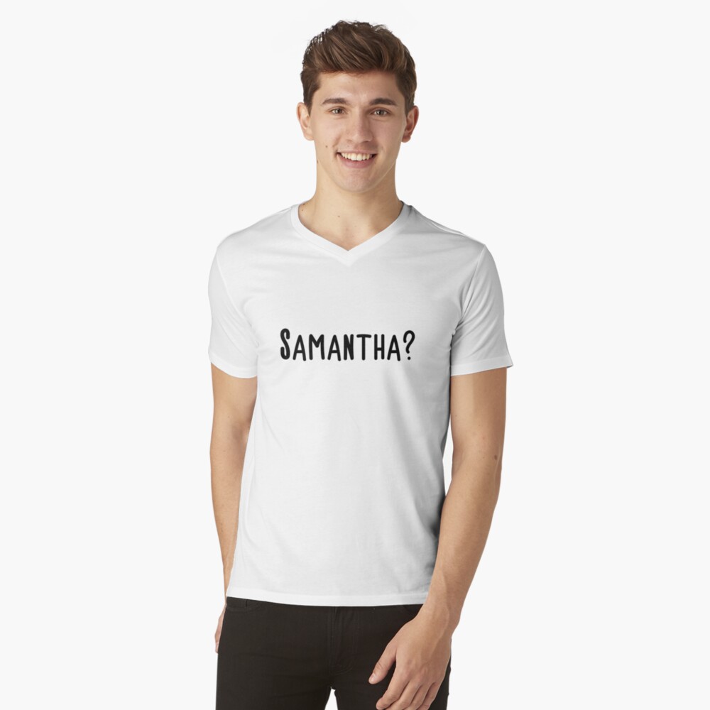 "Samantha?" Sticker for Sale by ru83281 | Redbubble